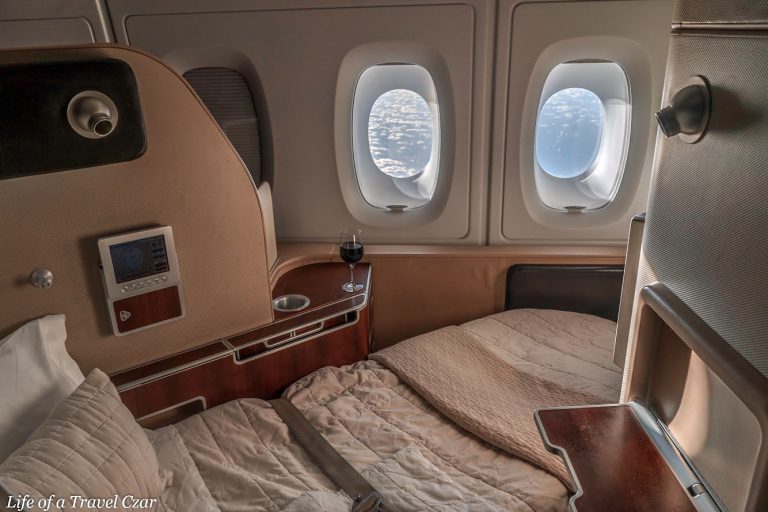 Qantas First Class (Sydney to Los Angeles) – Life of a Travel Czar